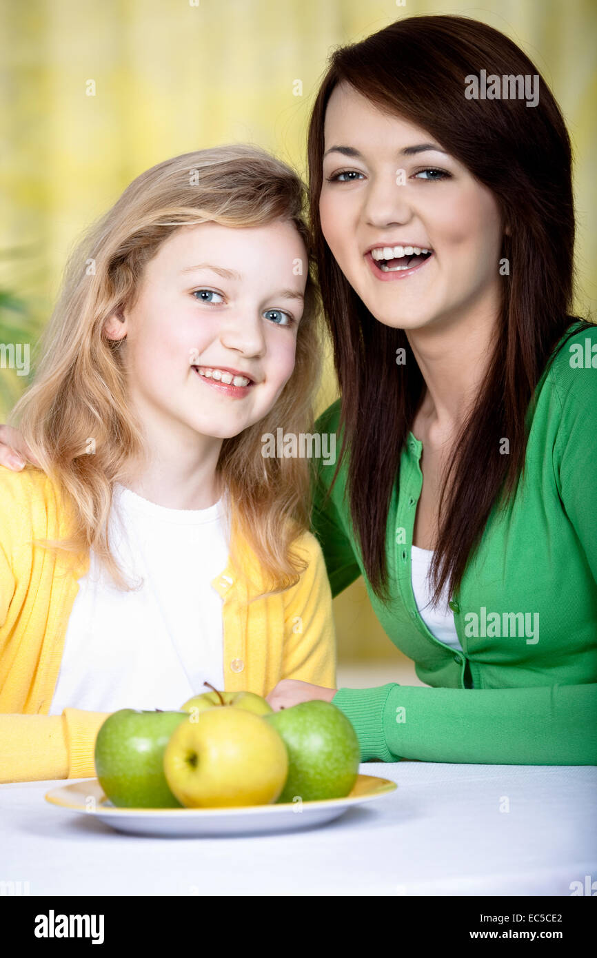 studio shoot portrait of two girls Stock Photo - Alamy