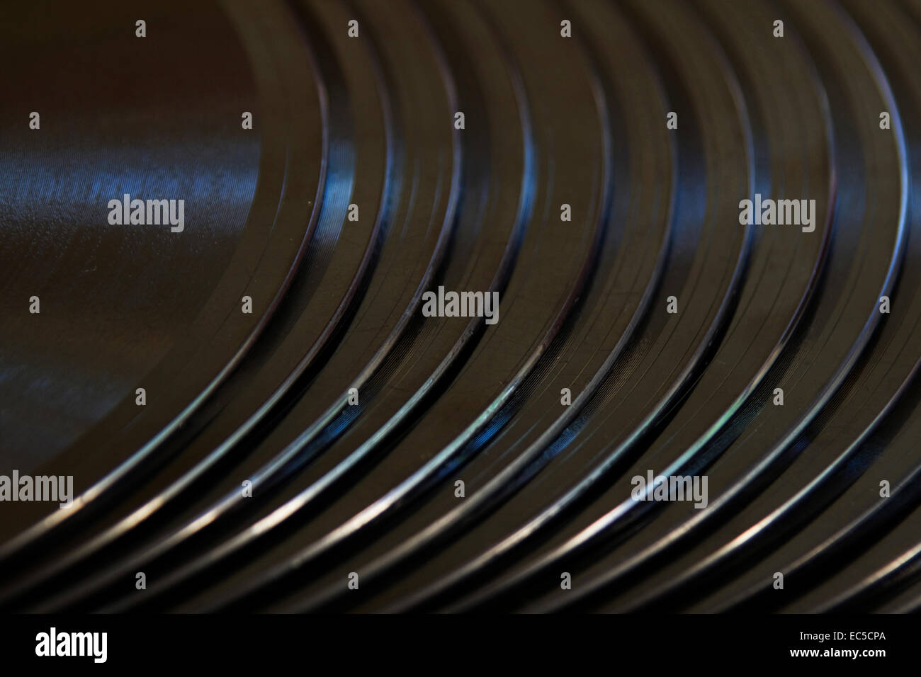 old shellac long playing records Stock Photo - Alamy