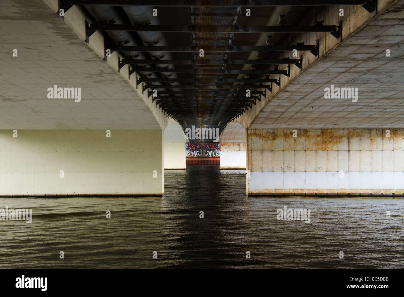 under a bridge Stock Photo - Alamy