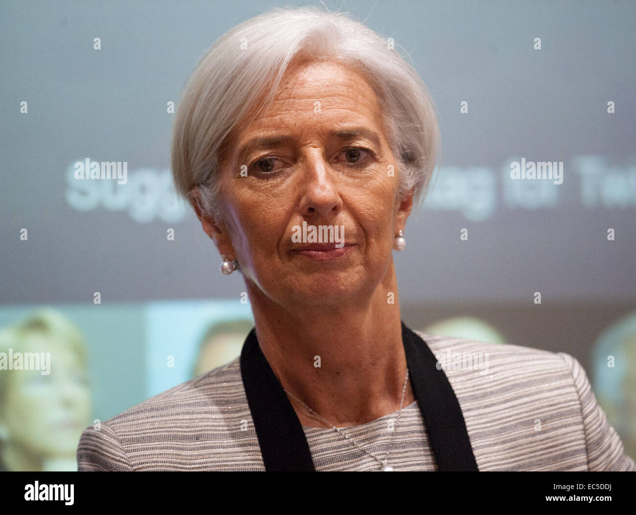 Christine Lagarde delivers her LSE lecture at the London School of ...