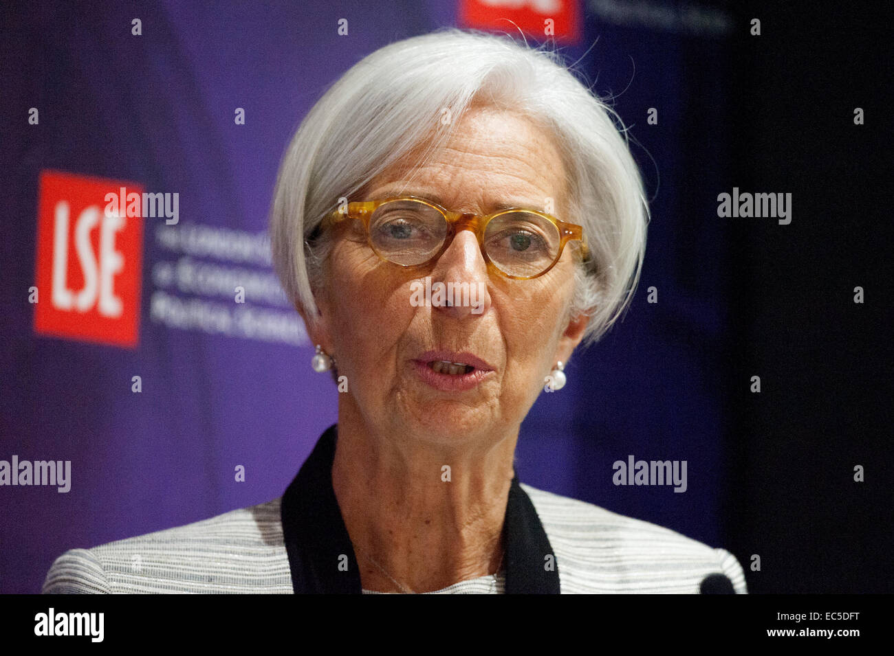 Christine Lagarde delivers her LSE lecture at the London School of ...