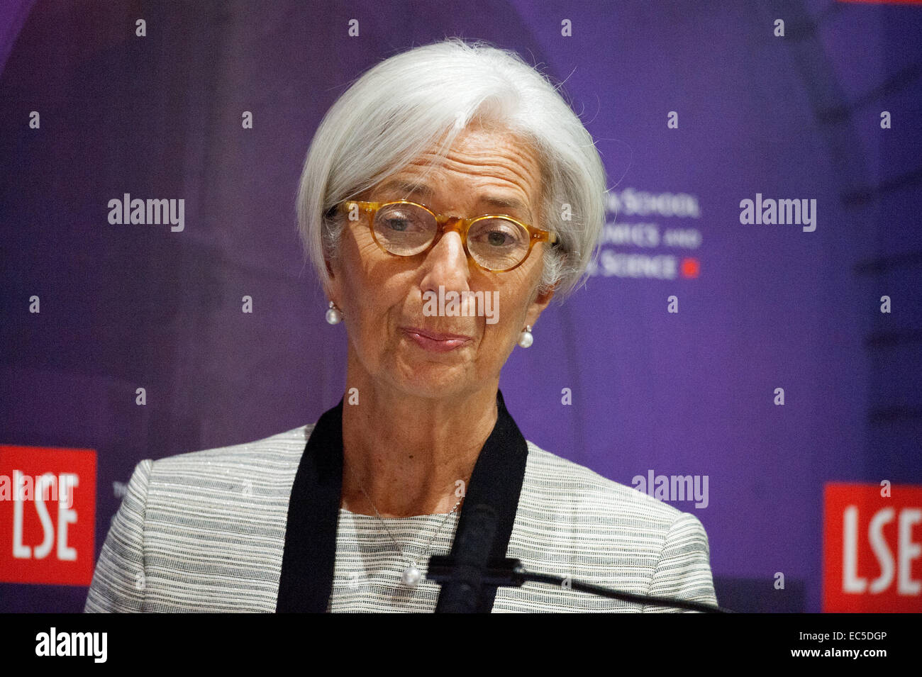 Christine Lagarde delivers her LSE lecture at the London School of ...