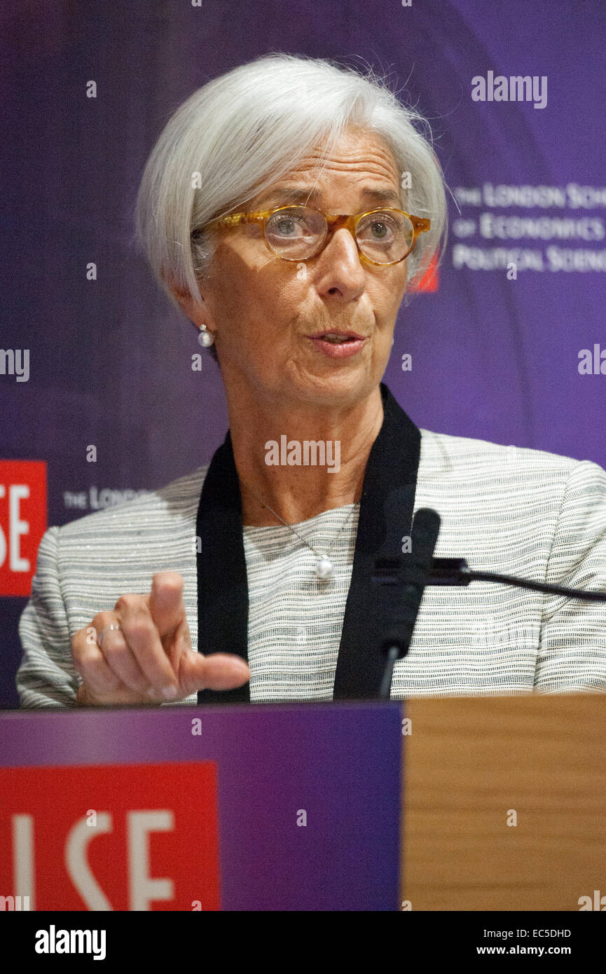Christine Lagarde delivers her LSE lecture at the London School of ...