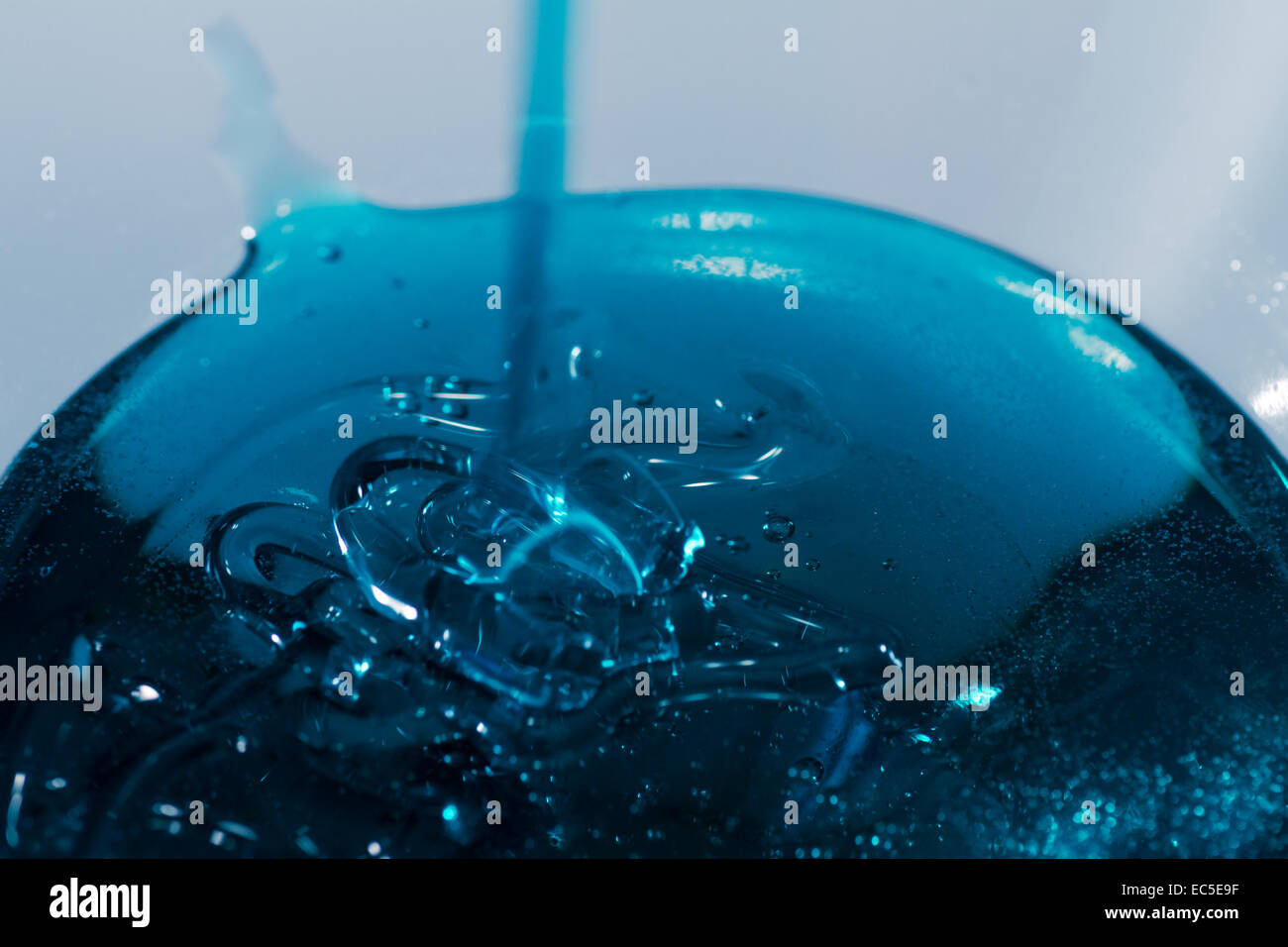 flowing blue liquid Stock Photo - Alamy