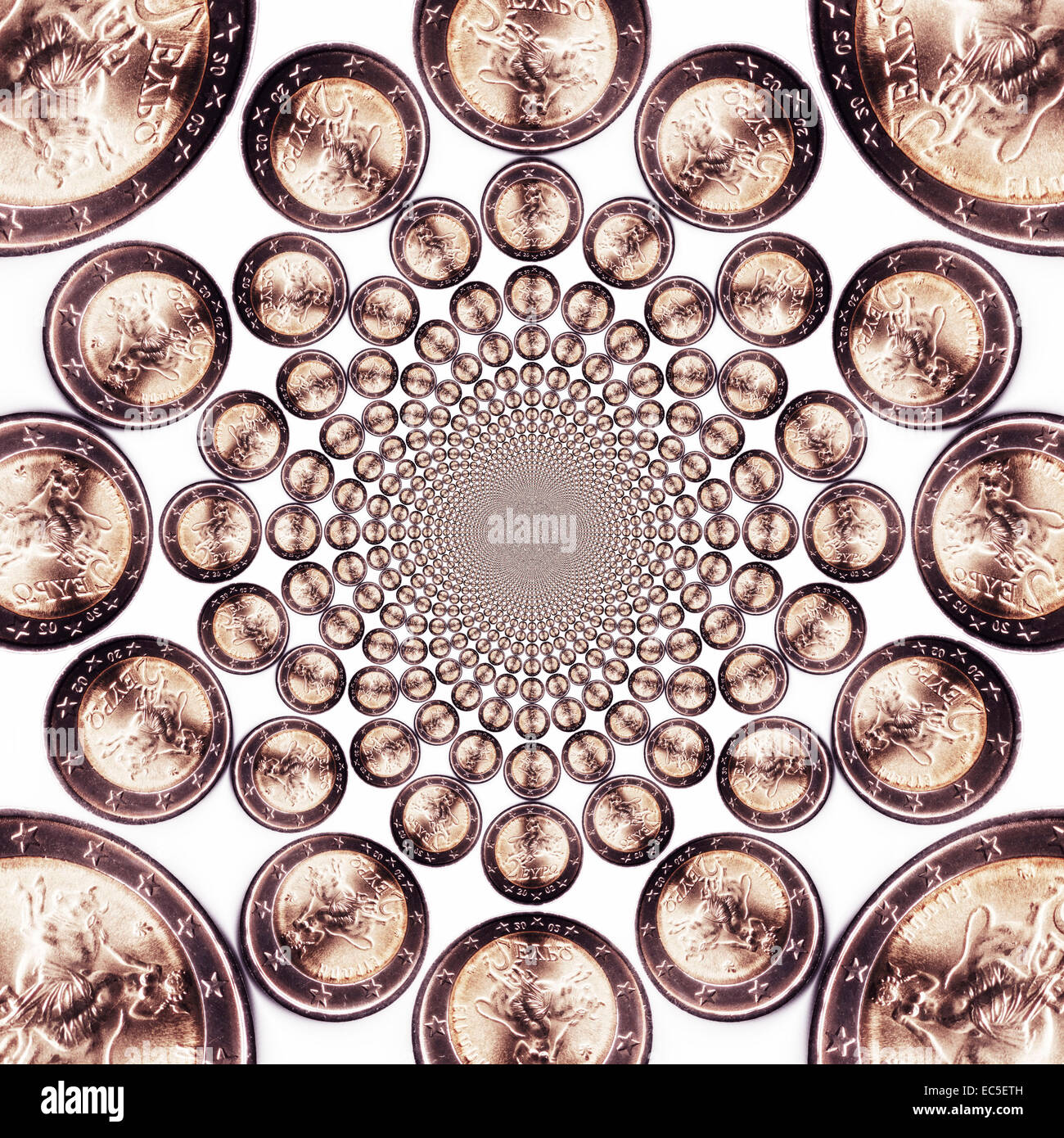 Euro banknote patterns hi-res stock photography and images - Alamy