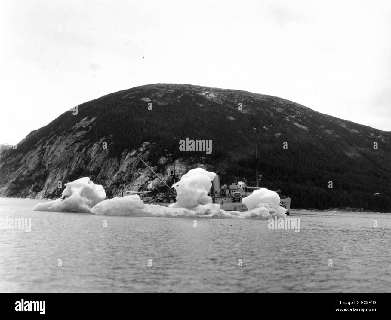 This aerial photograph showcases AL-92, an aircraft used in the Alaskan ...
