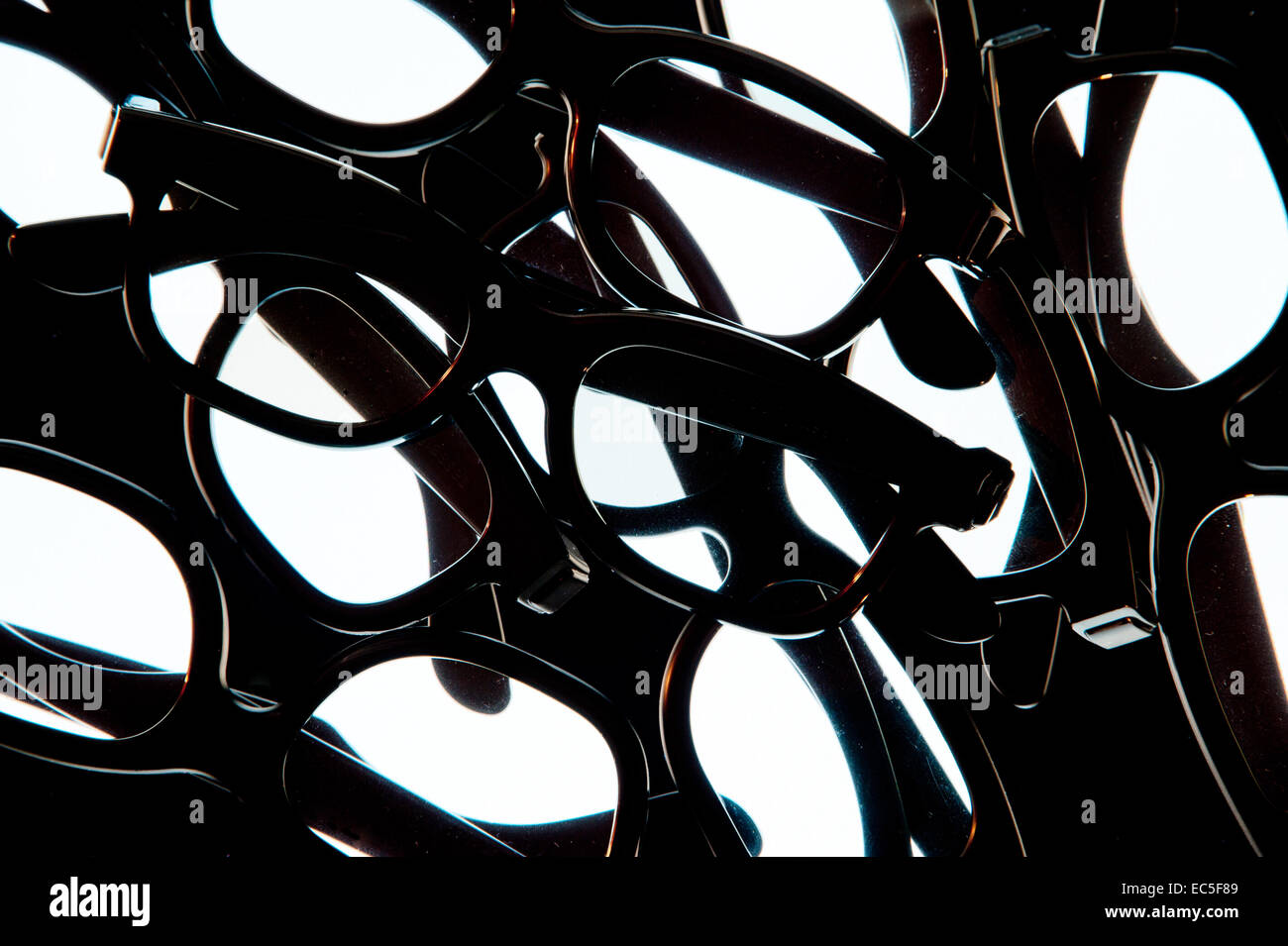 3D glasses in polarized light Stock Photo - Alamy