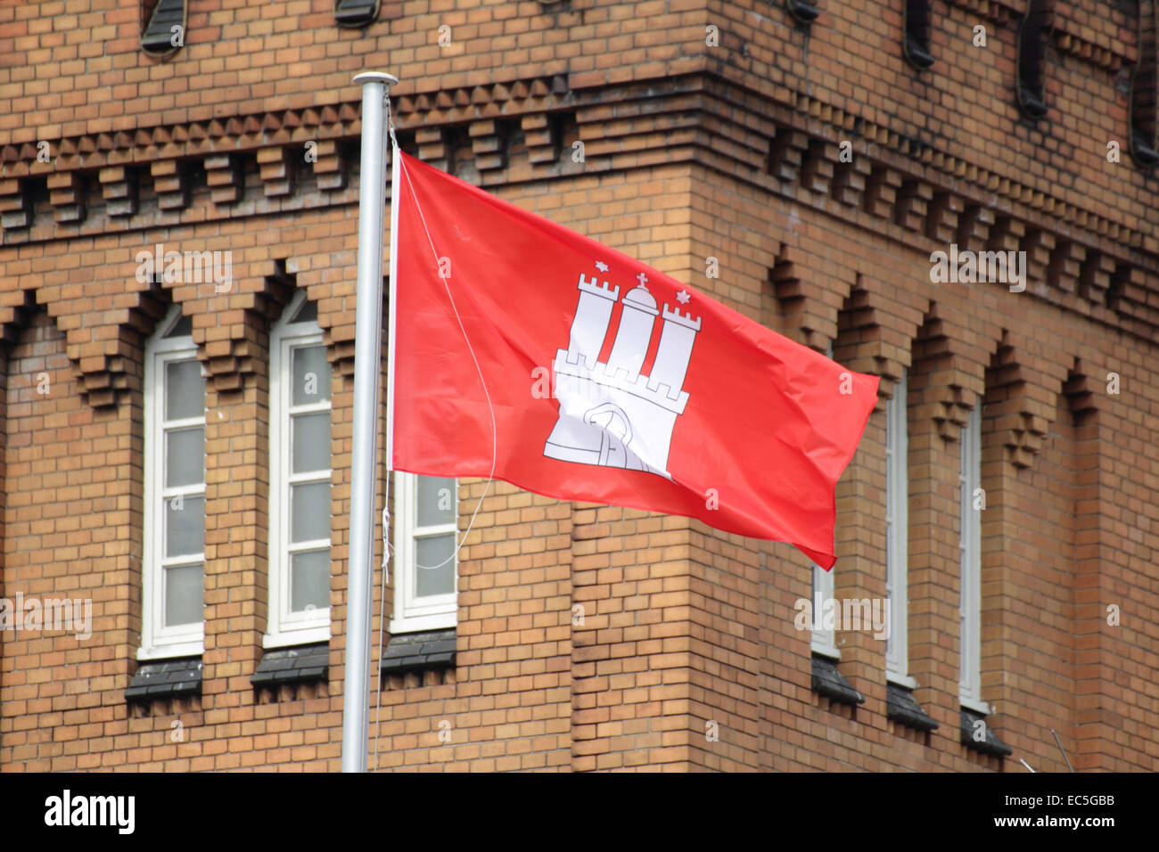 Hamburg flag banner flag hi-res stock photography and images - Alamy