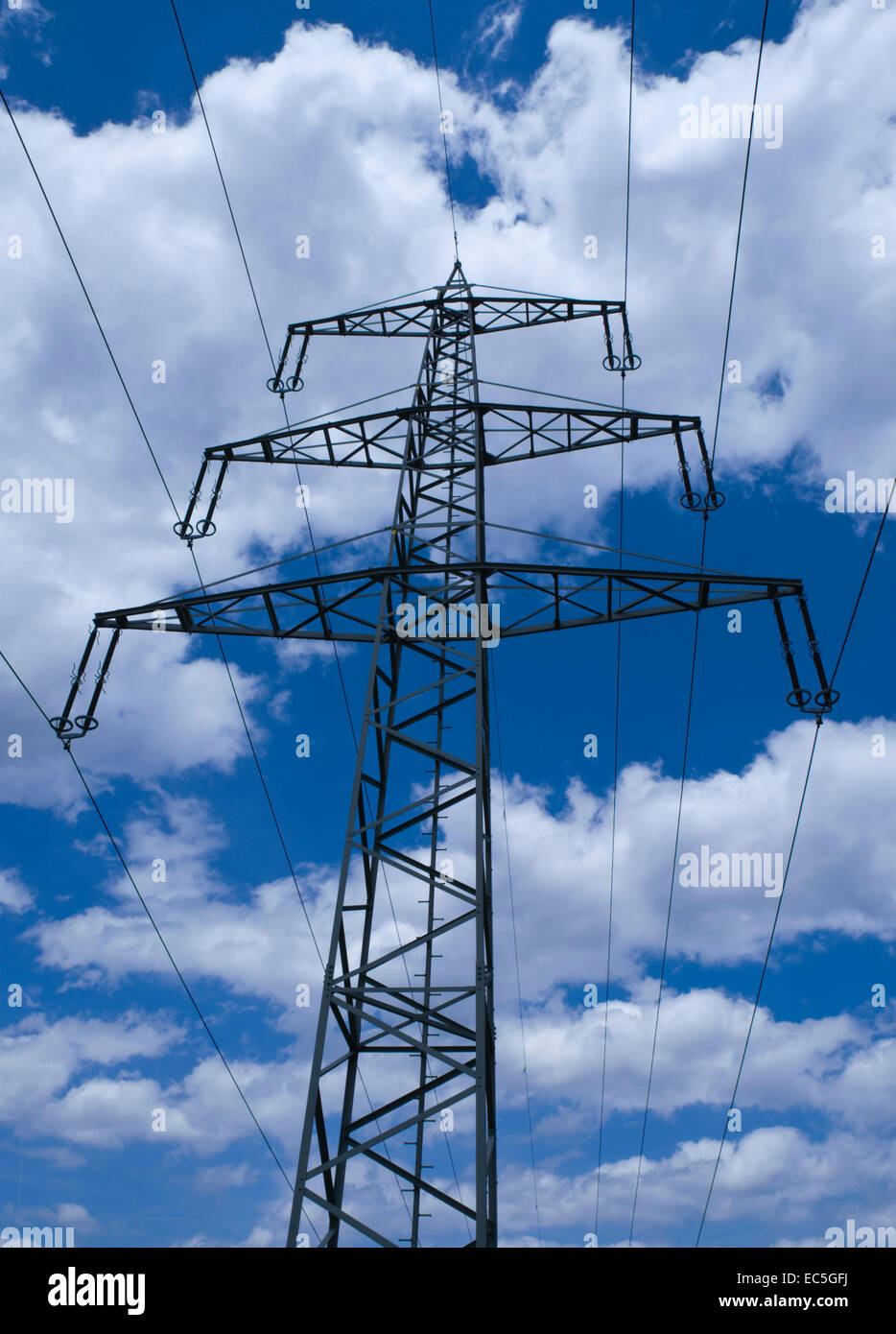 Electrical pylons white background hi-res stock photography and images ...