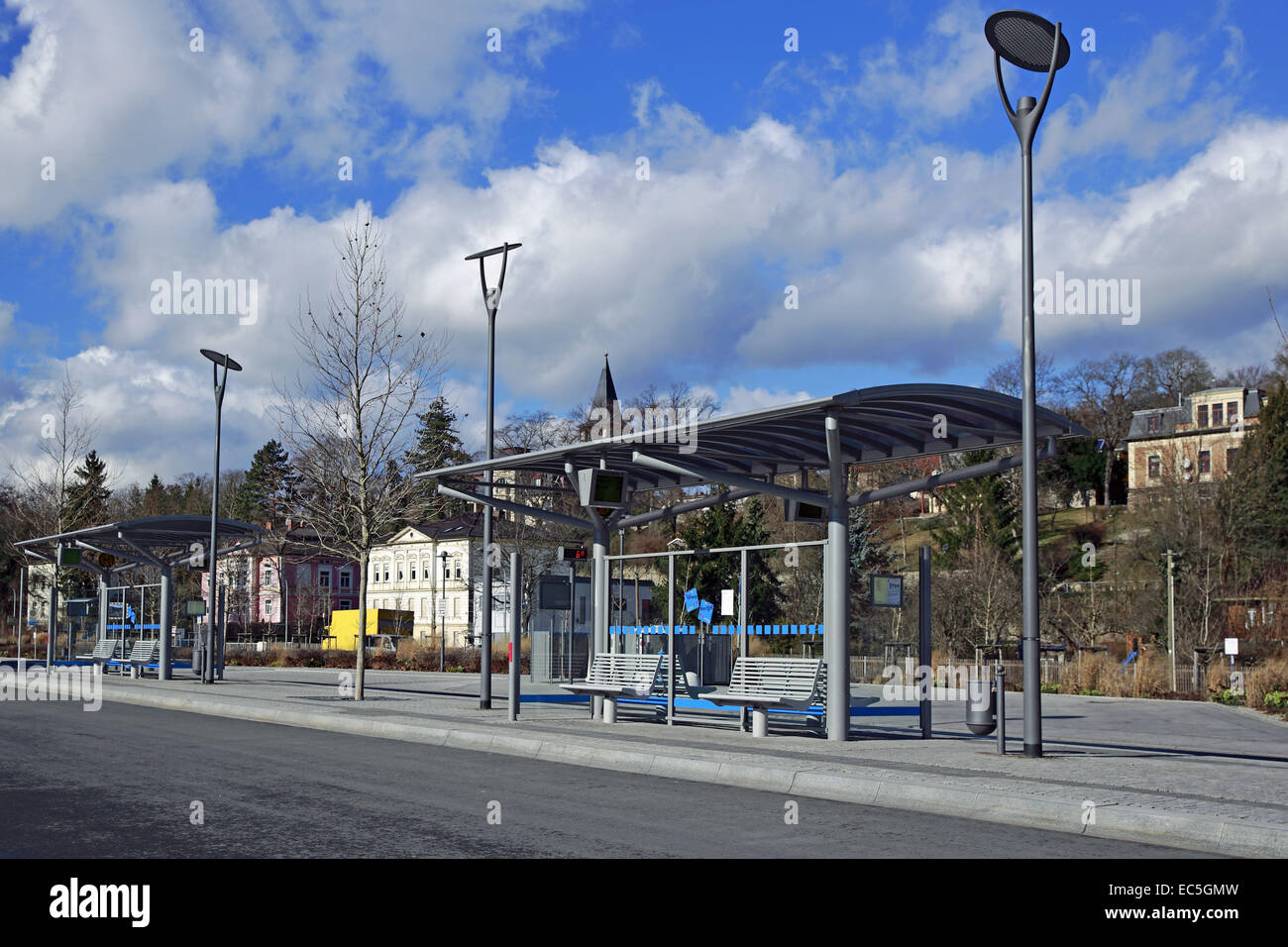 Bus stop german germany hi-res stock photography and images - Alamy