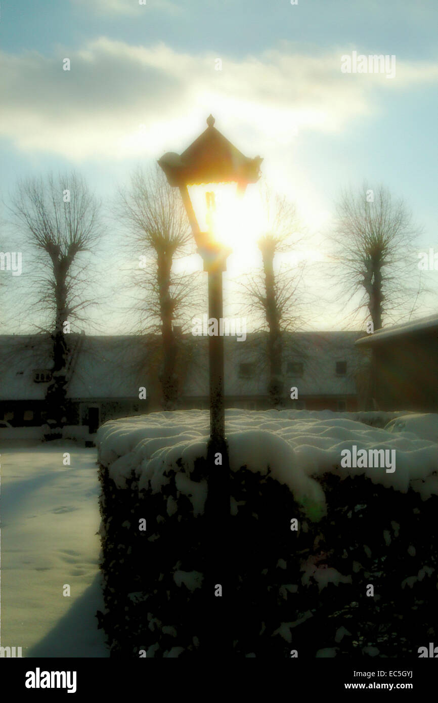 Old Photo of a lantern in backlight Stock Photo - Alamy
