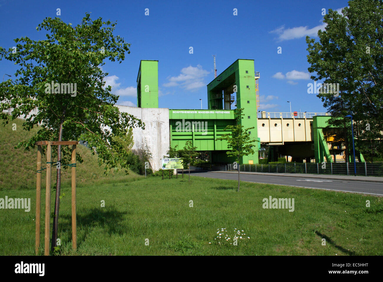 Boat Lift Magdeburg Rothensee, Sachsen Anhalt, Germany, Europe Stock ...