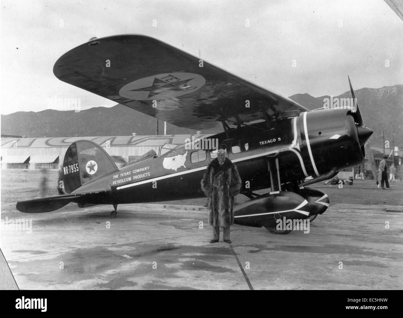 This image of AL77A-052 shows the aircraft associated with Frank Hawks ...
