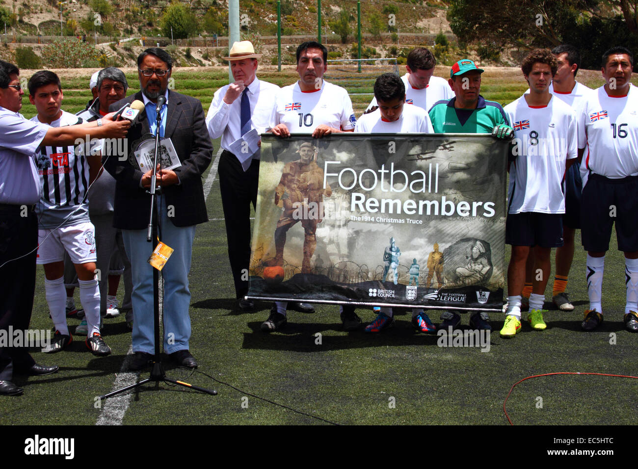 La Paz, Bolivia. 9th December, 2014. The president of Oruro Royal ...