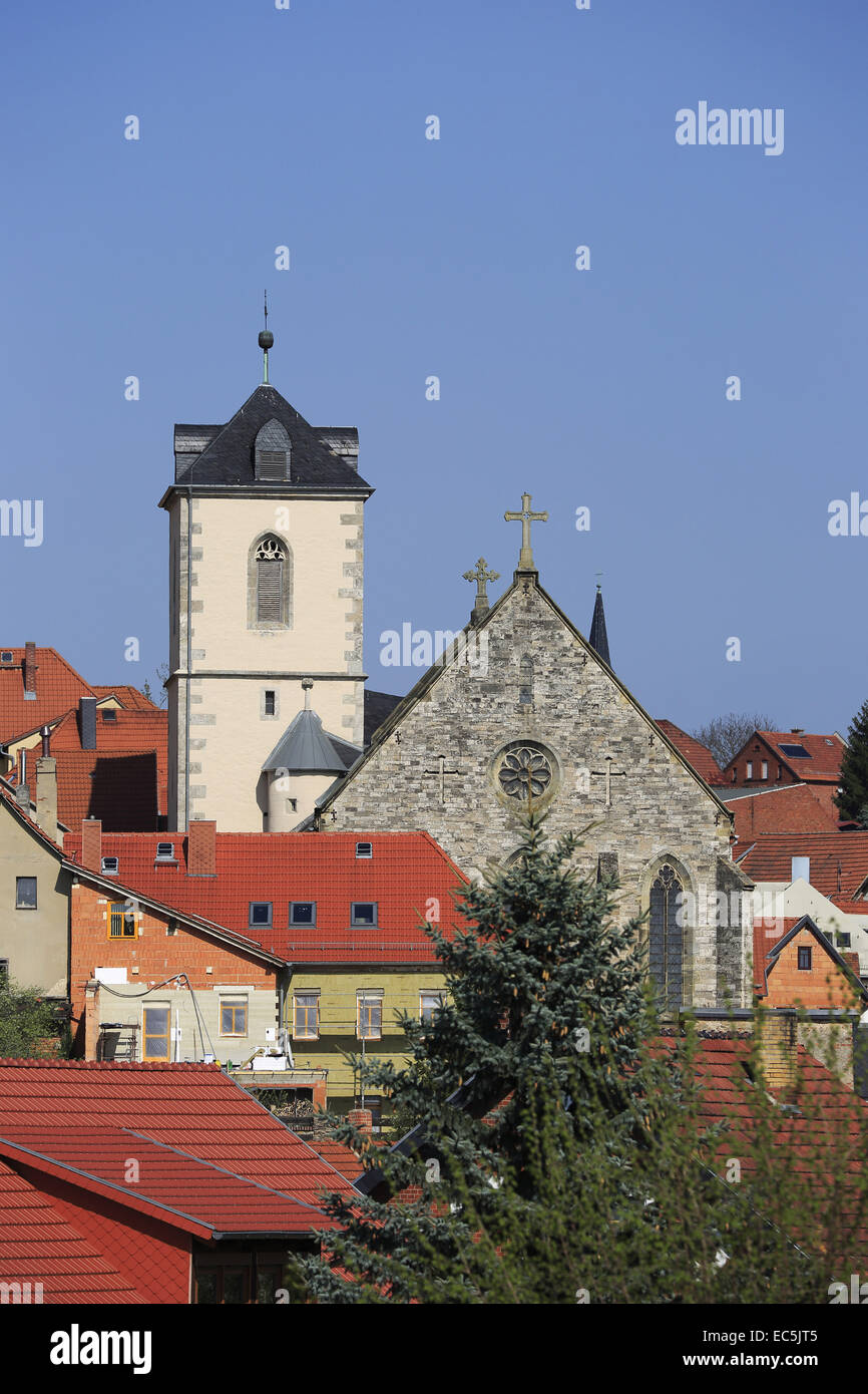 Church of St. Margaret in Ranis, Thuringia Stock Photo - Alamy