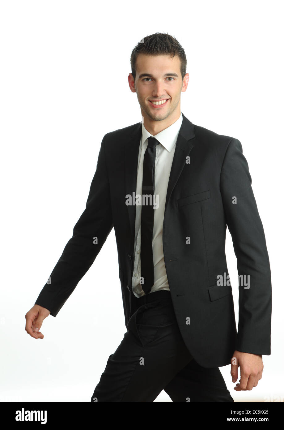 Business man run Stock Photo - Alamy