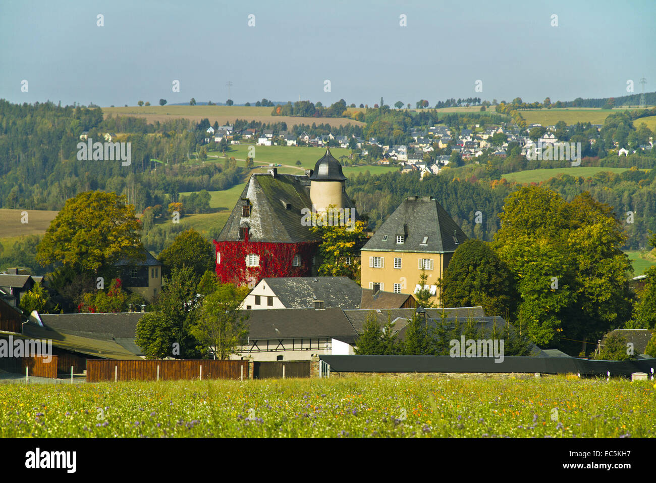 Castle Rudolph stone in Upper Franconia, Bavaria, Germany Stock Photo ...