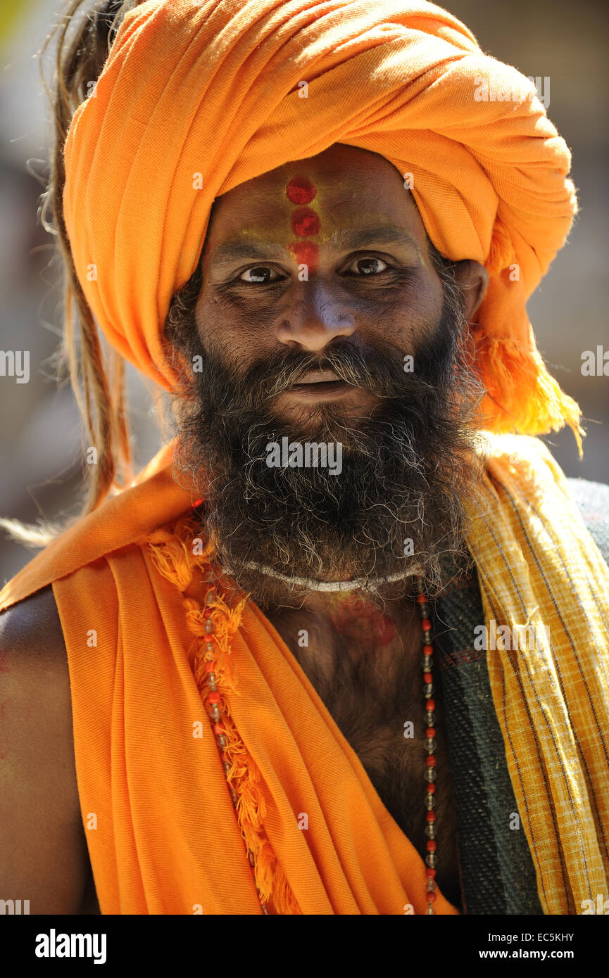 Indian holy man Stock Photo - Alamy