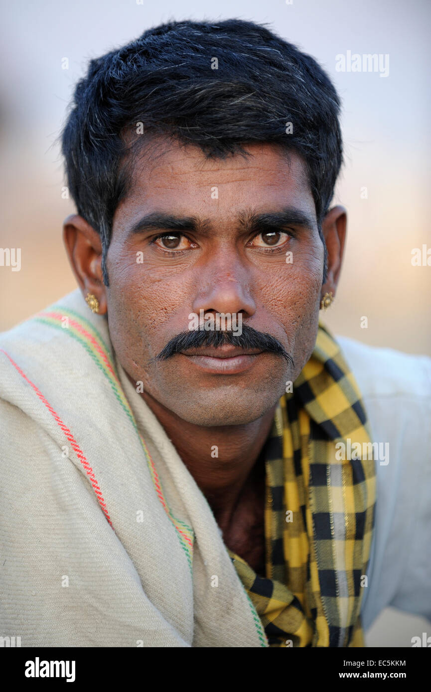 Indian shepherd in traditional dress hi-res stock photography and ...
