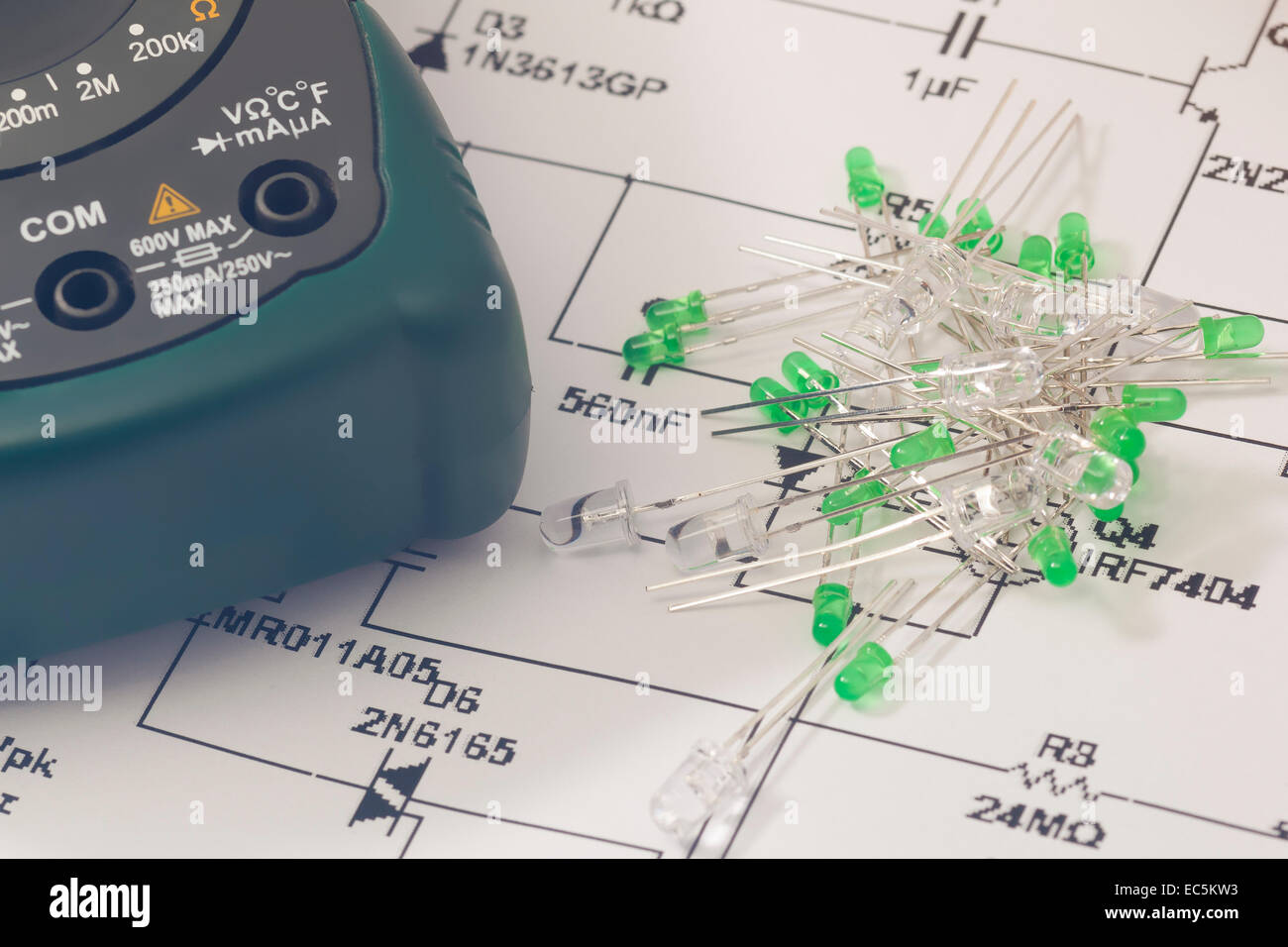 Green leds hi-res stock photography and images - Alamy