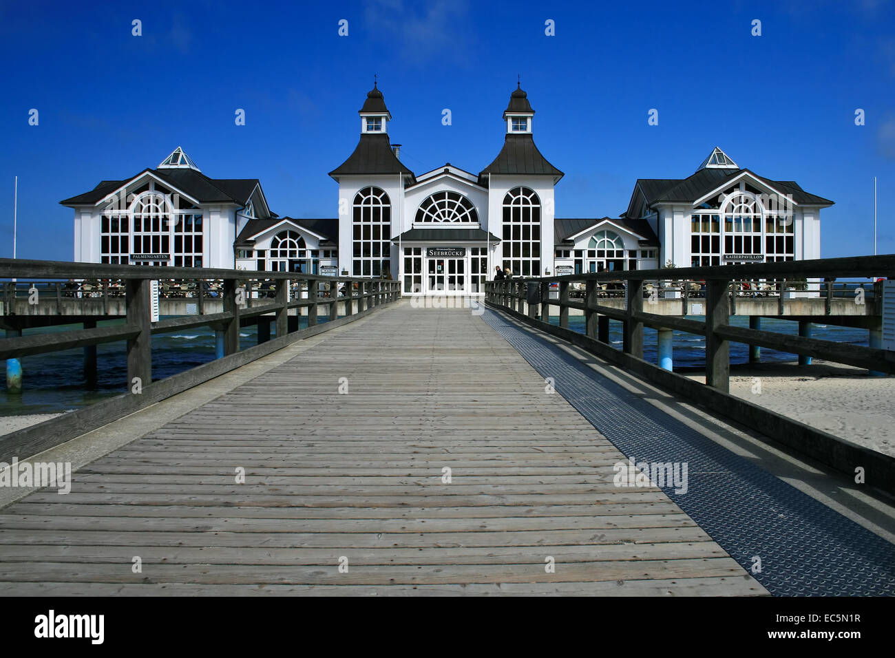 Sea Bridge of Sellin, Rugen Island Stock Photo - Alamy