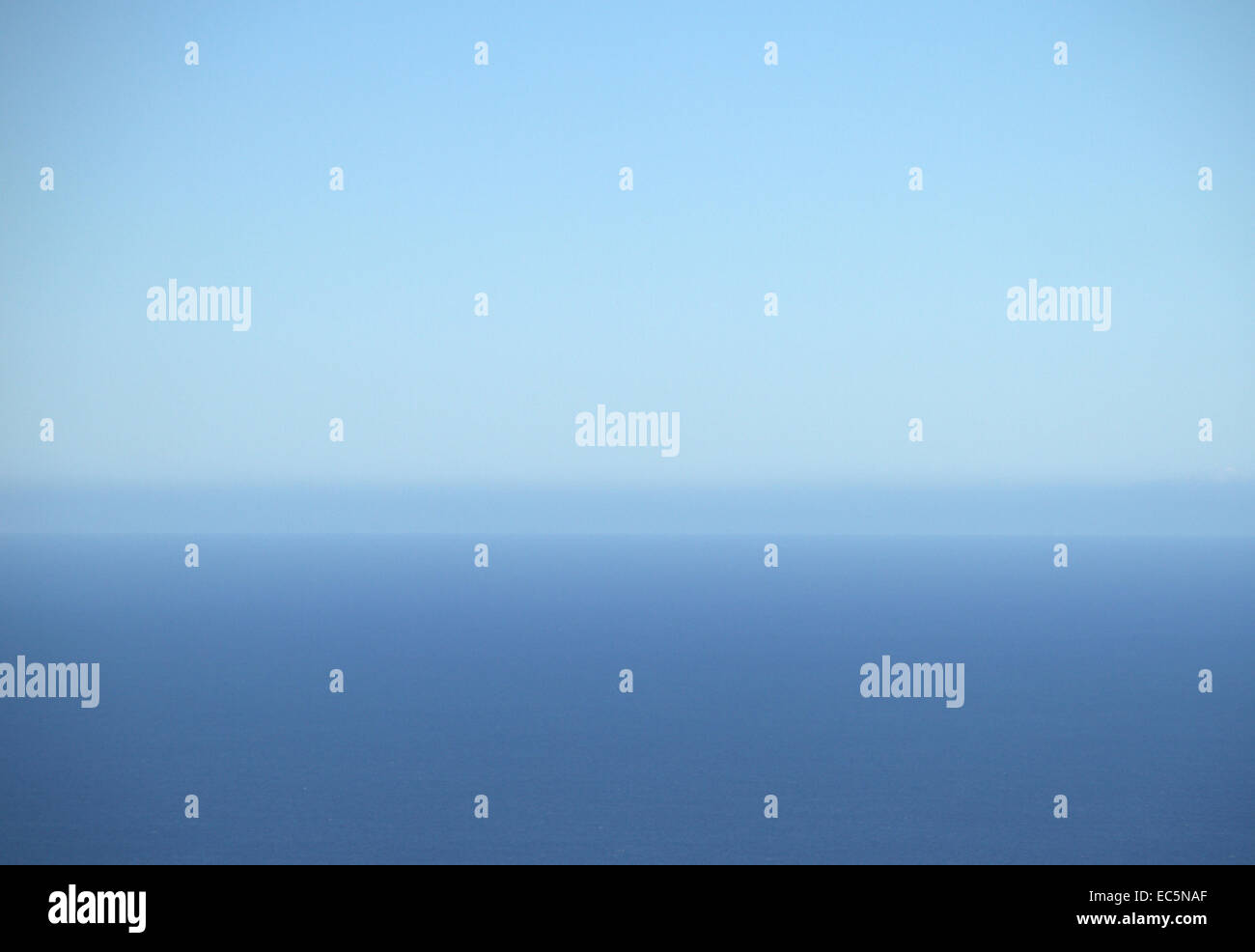 blue ocean with blue sky Stock Photo - Alamy
