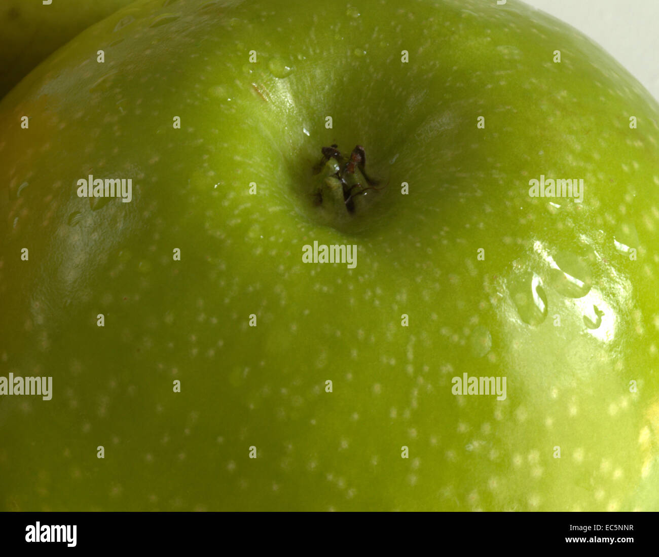 Juicy green apple close hi-res stock photography and images - Alamy