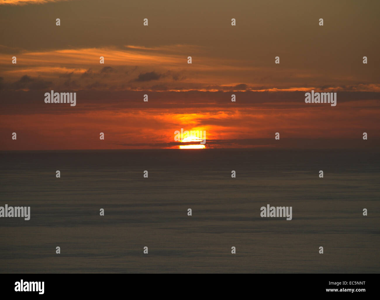 Evening at the Atlantic Ocean Stock Photo - Alamy