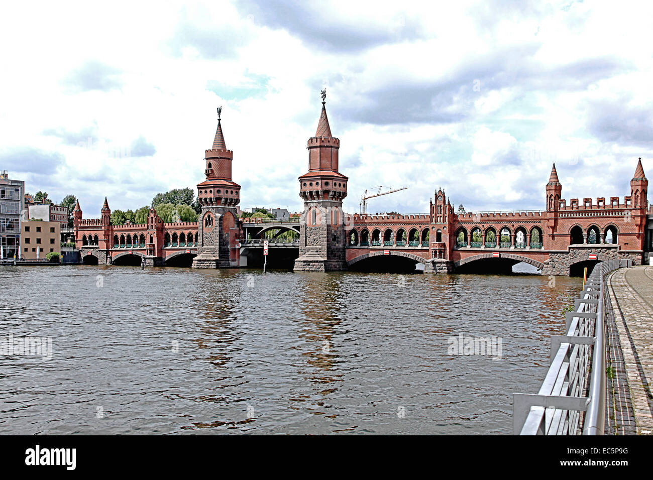 Oberbaum-Bridge in Berlin Kreuzberg Stock Photo - Alamy