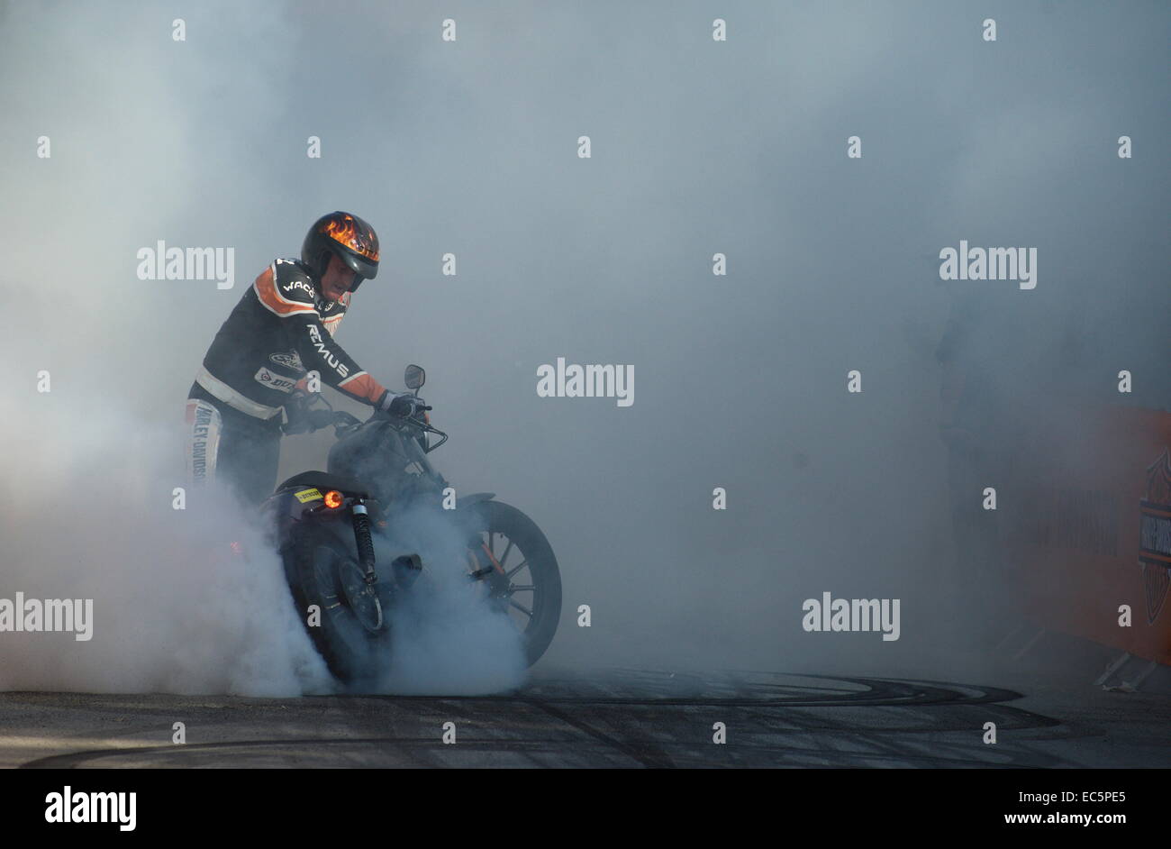 Harley Davidson Stuntshow Stock Photo - Alamy