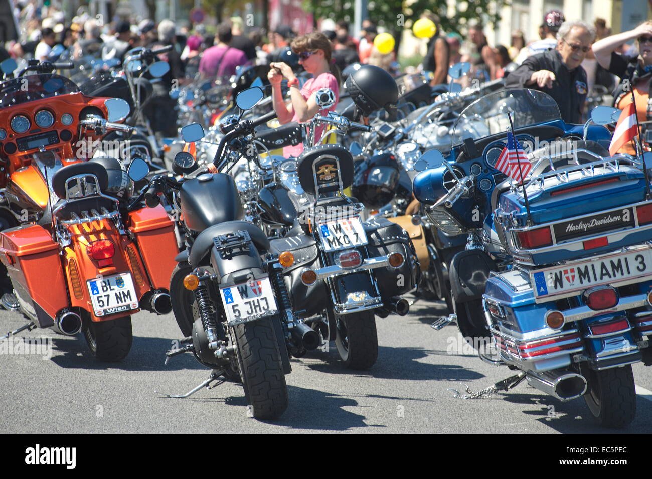 Harley Davidson Capital Ride Stock Photo - Alamy
