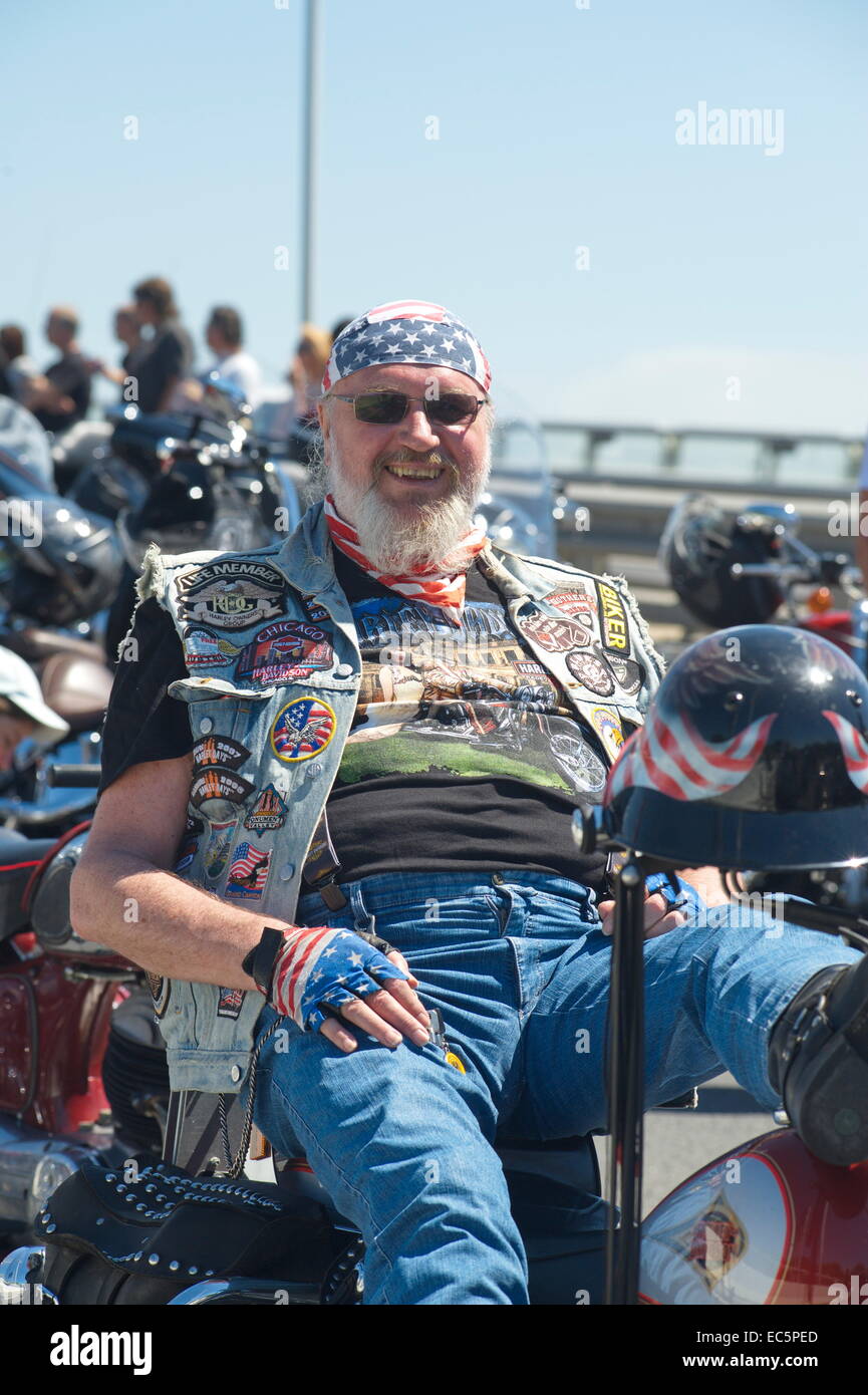 Harley Davidson Capital Ride Stock Photo - Alamy