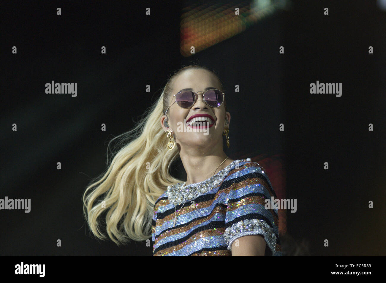 Rita Ora in Concert Stock Photo - Alamy