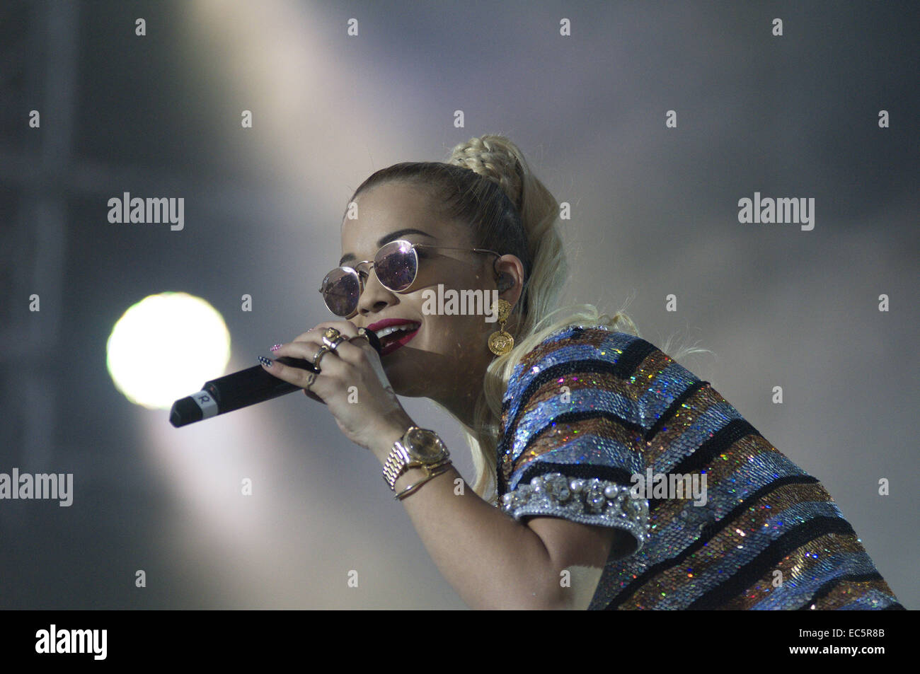 Rita Ora in Concert Stock Photo - Alamy