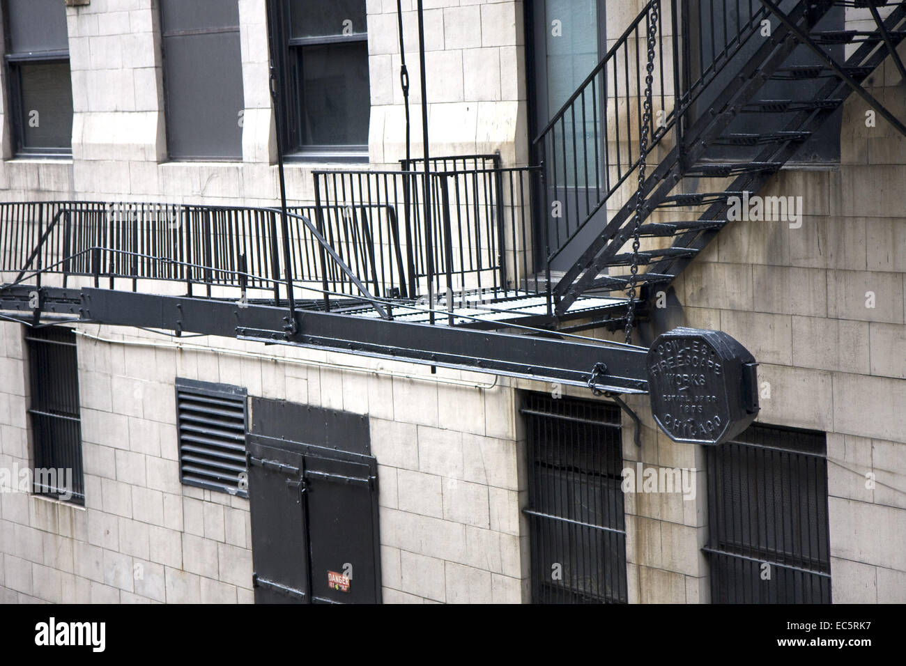 Fire stairs hi-res stock photography and images - Alamy