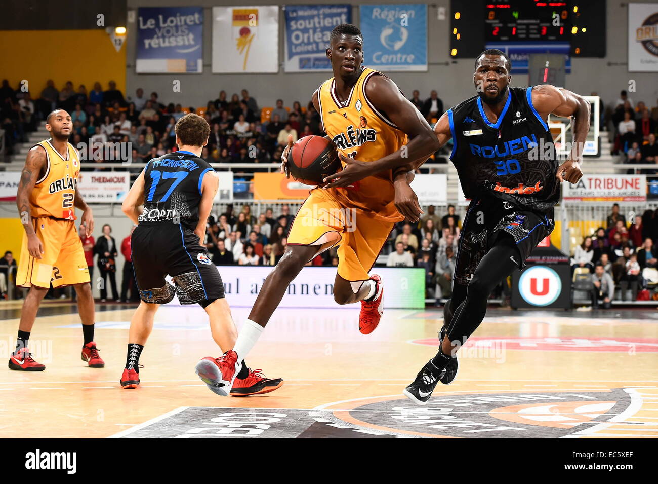 Michael THOMPSON/Abdoulaye LOUM/Alain KOFFI - 07.12.2014 - Orleans ...