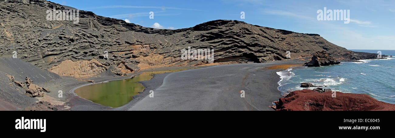 Chargo de los Clicos, El Golfo, Lanzarote, Spain Stock Photo - Alamy