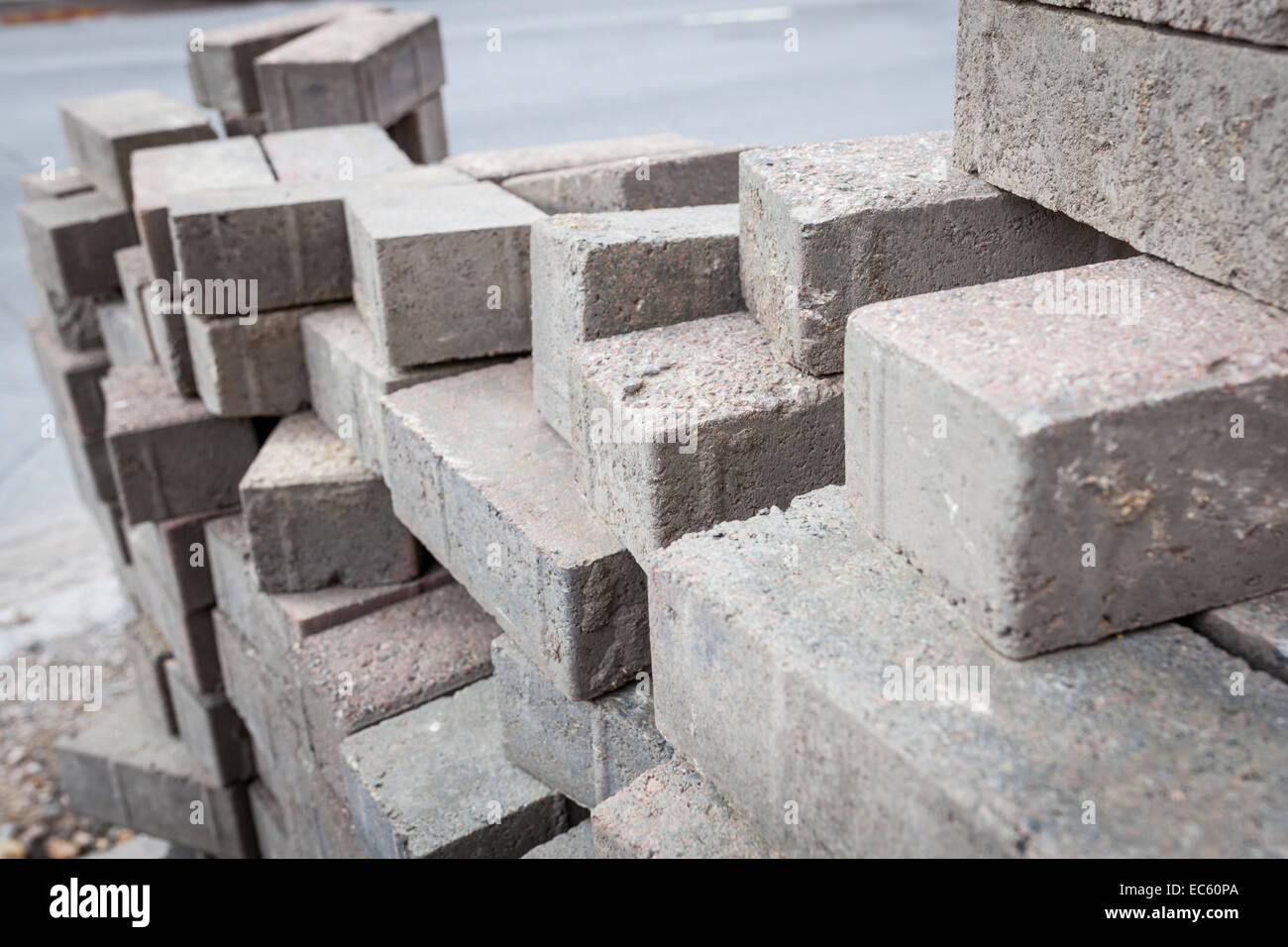 Pile of bricks Stock Photo - Alamy