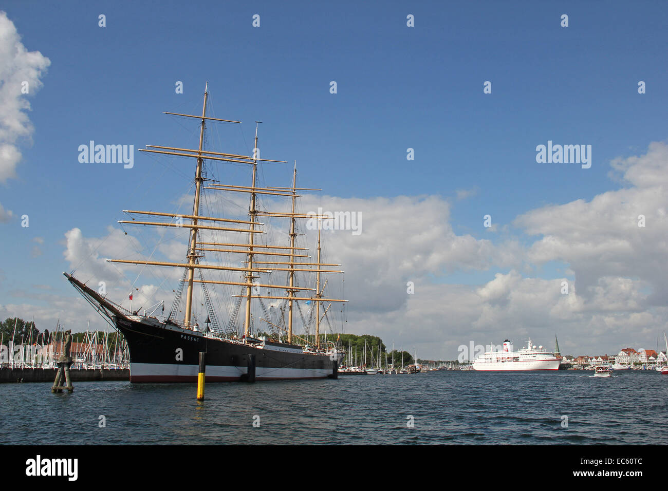 Passat sailing ship, MS Deutschland, Travemünde Stock Photo - Alamy