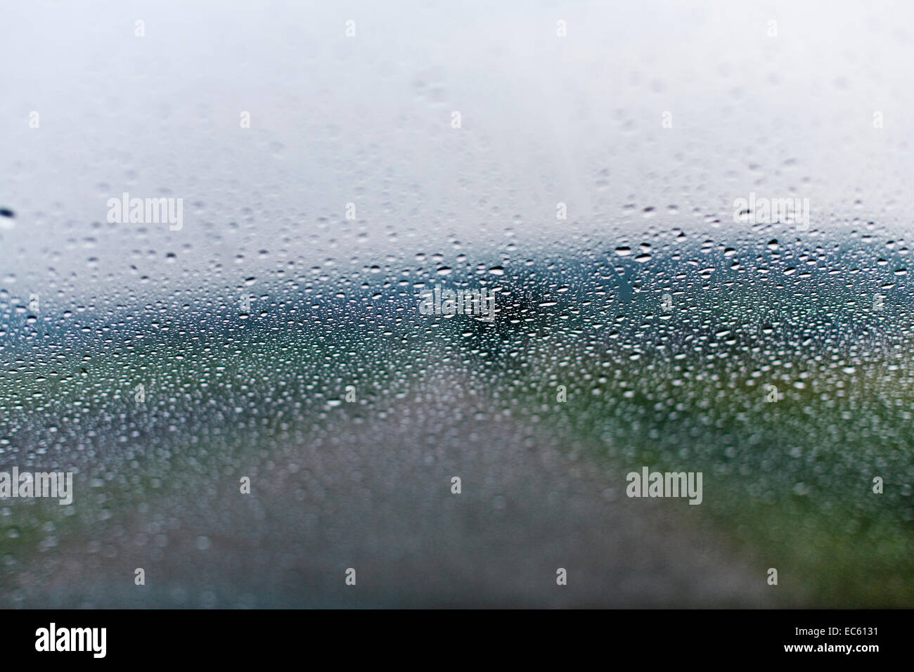 raindrops on a car window Stock Photo - Alamy