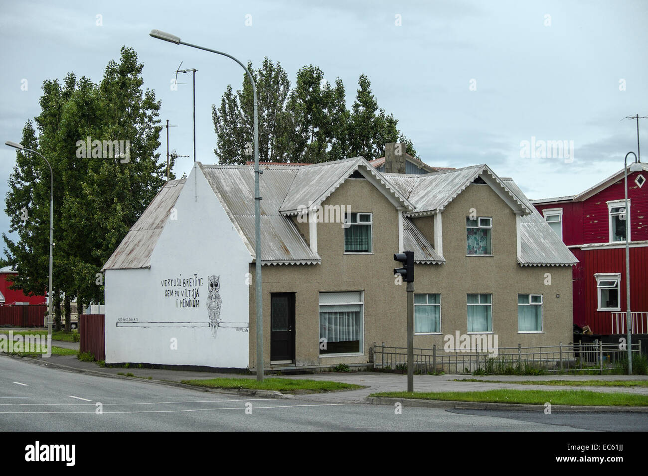 Akureyri iceland house housing hi-res stock photography and images - Alamy