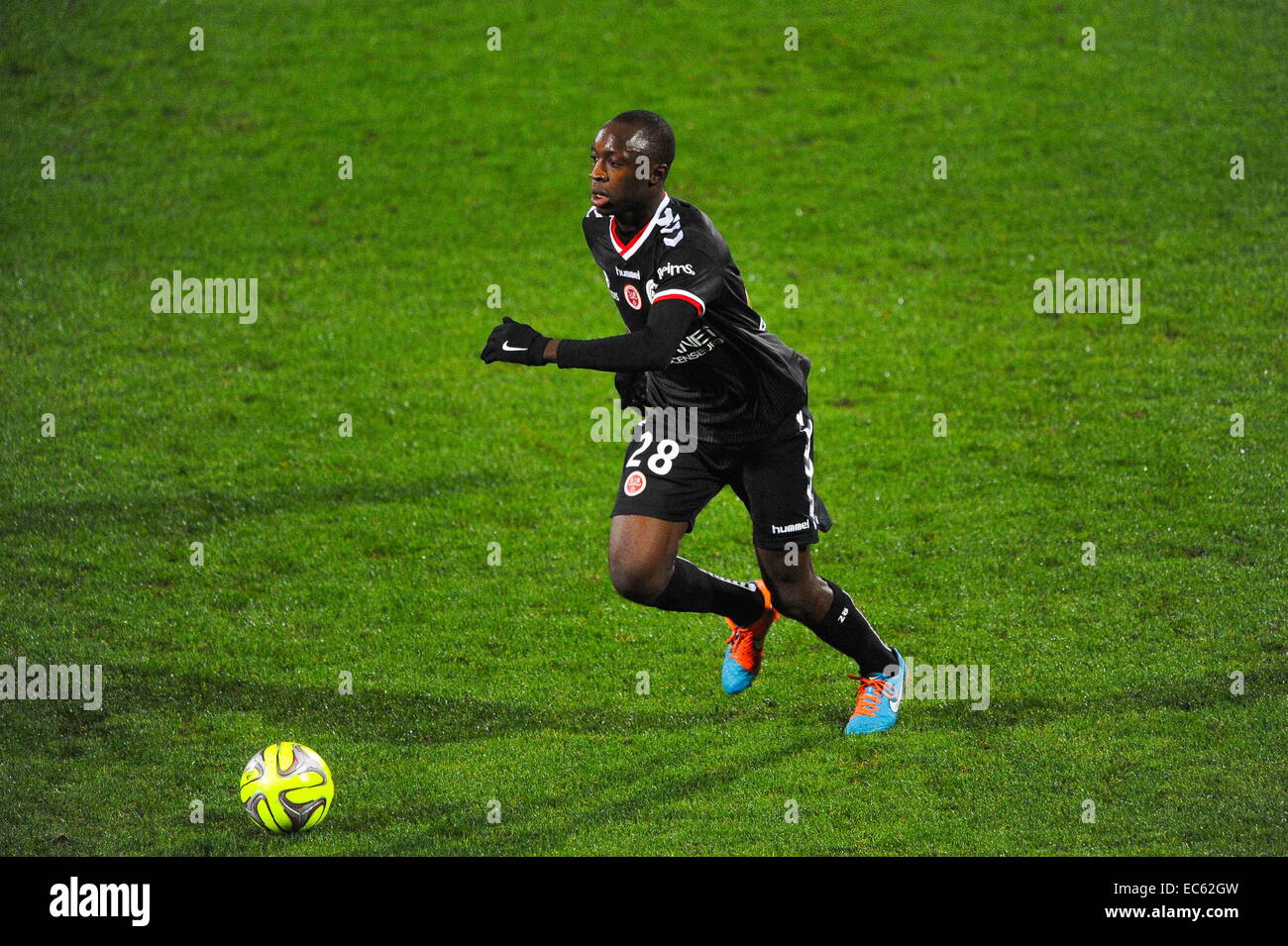 Antoine CONTE - 04.12.2014 - Lyon/Reims - 16eme journee de Ligue 1 ...