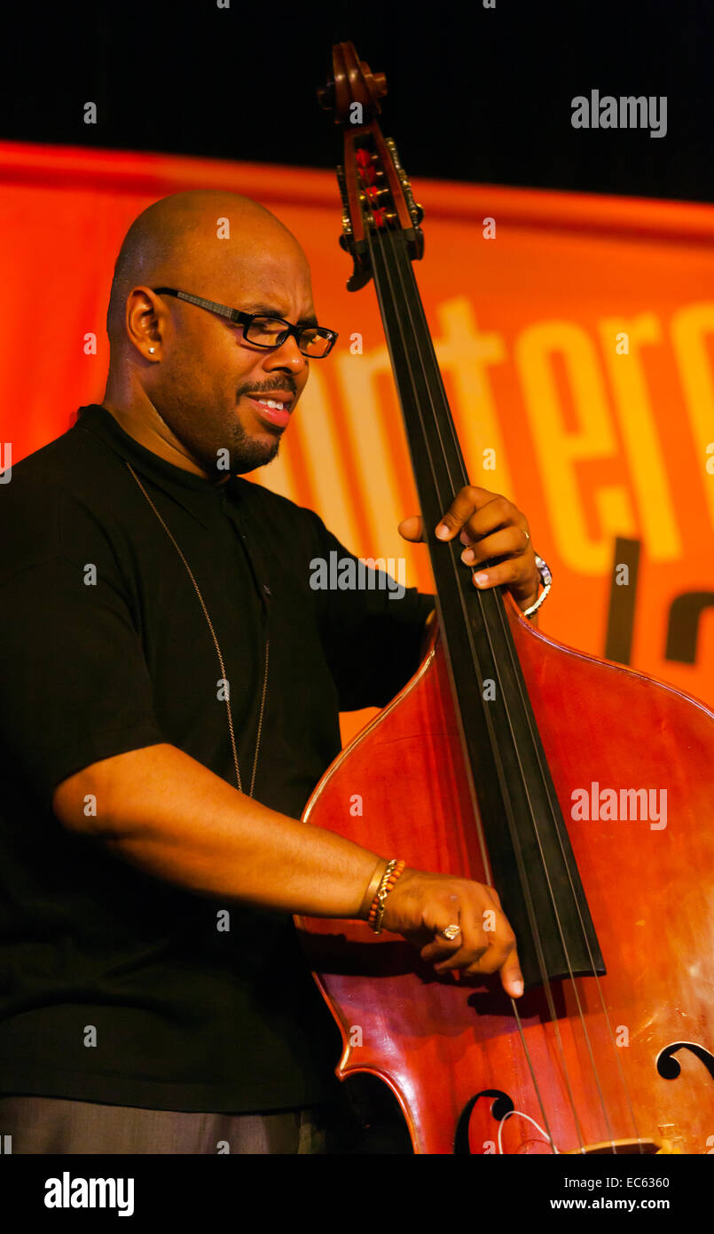 CHRISTIAN MCBRIDE preforms in the NIGHTCLUB at the MONTEREY JAZZ ...