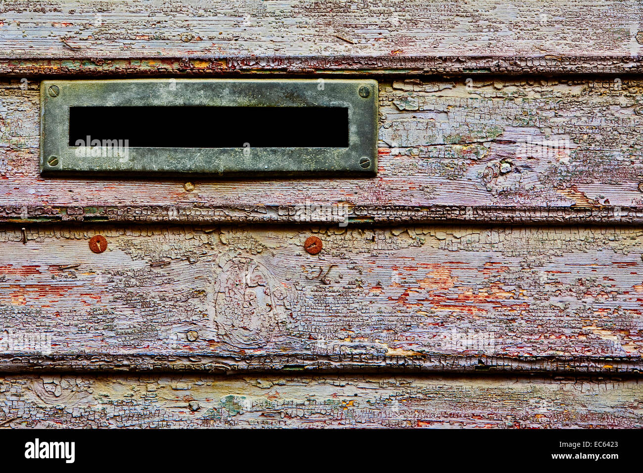mailbox in a old gate Stock Photo - Alamy