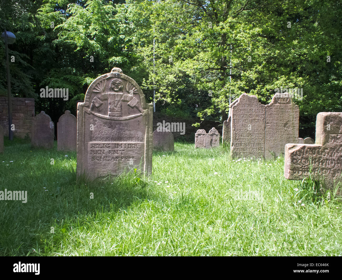 oldest cemetery in ruhr area Stock Photo - Alamy