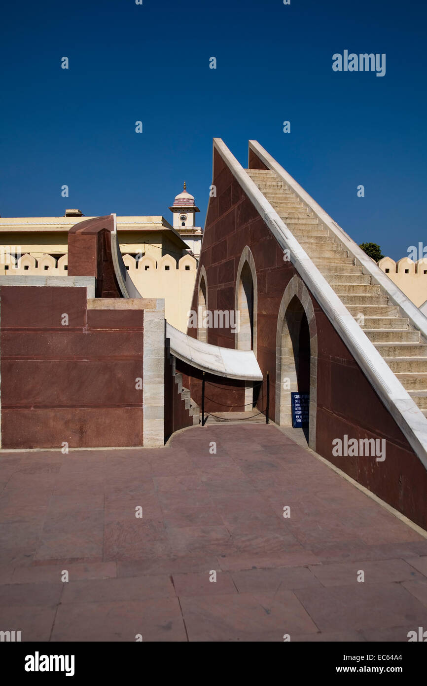 observatory, Jantar Mantar, Jaipur, North India, India, Asia Stock ...