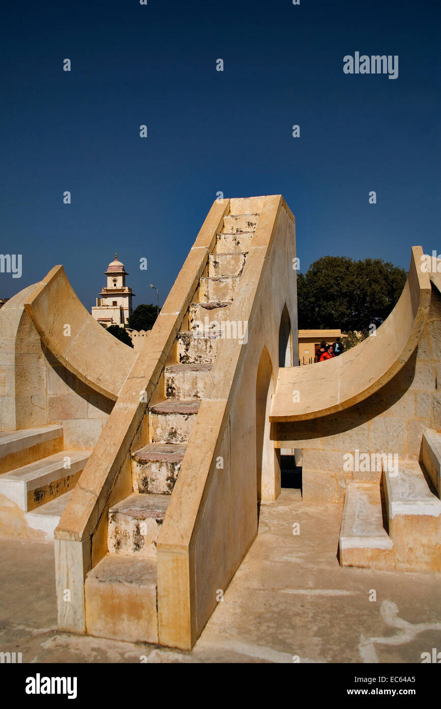observatory, Jantar Mantar, Jaipur, North India, India, Asia Stock ...