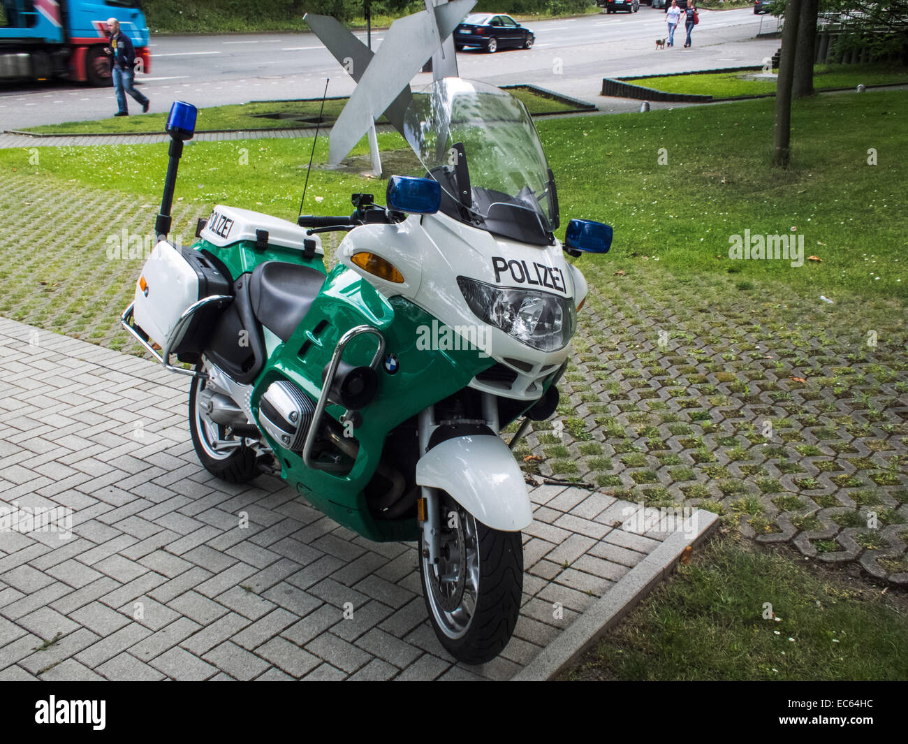 Police motor cycles hi-res stock photography and images - Alamy