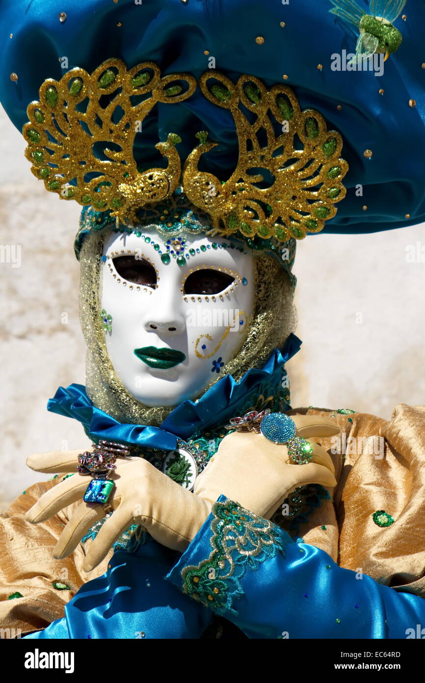 Blue carnival hat hi-res stock photography and images - Alamy
