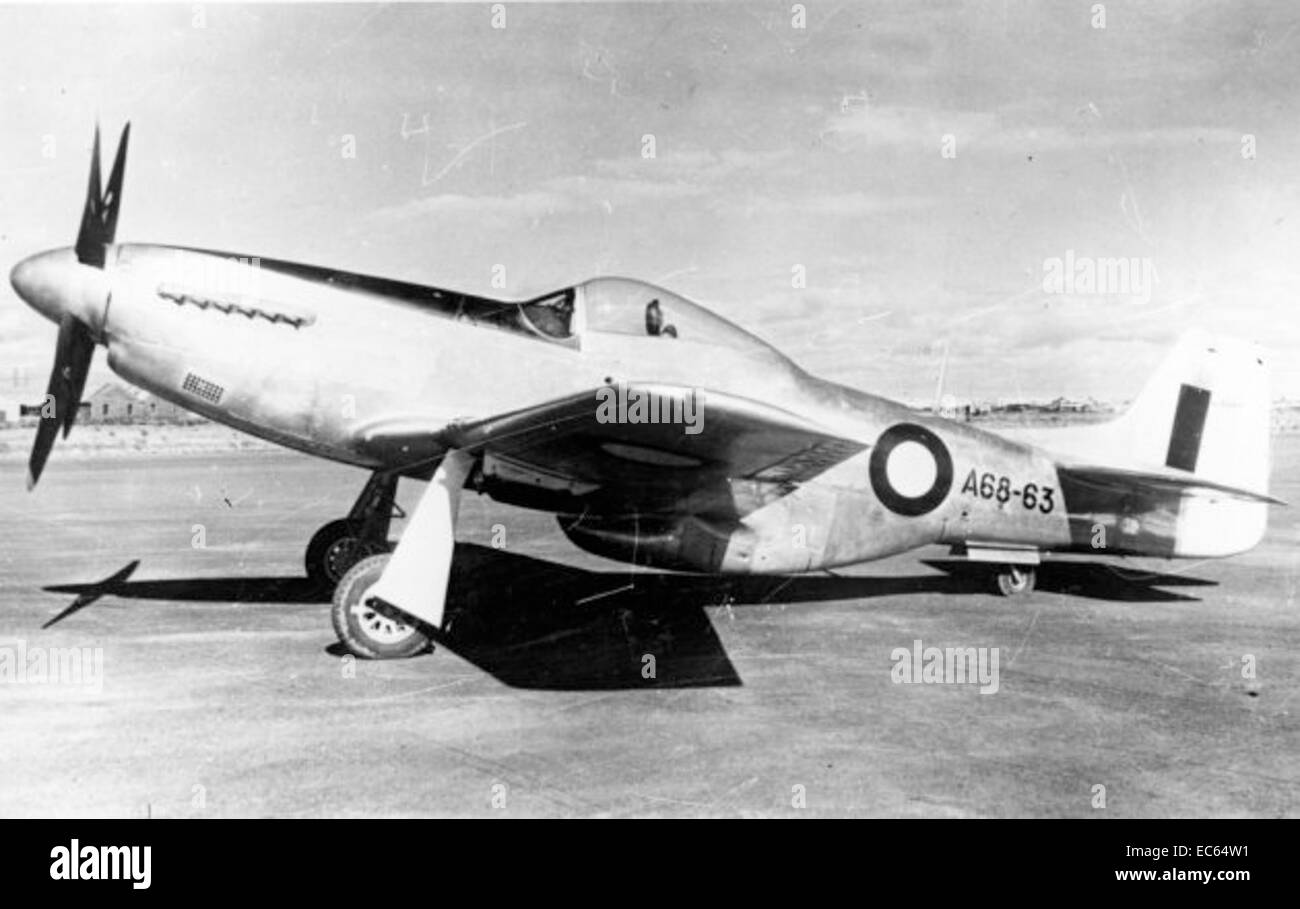 The North American P-51 Mustang A68-63, shown in the Charles Daniels ...